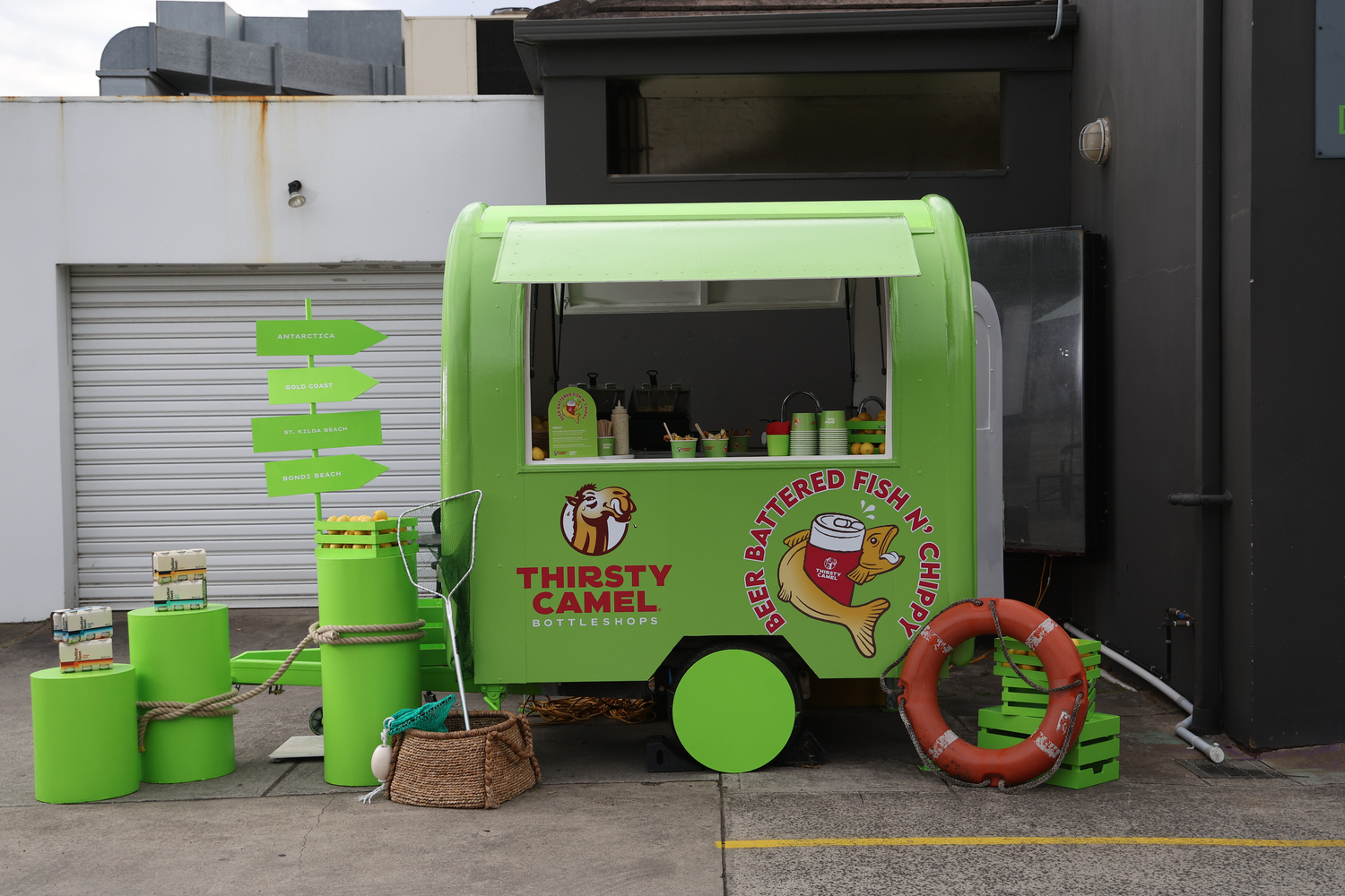 Thirsty Camel shouts free fish and chips at pop-up drive through - National Liquor News